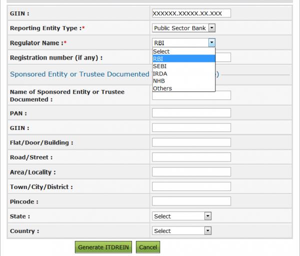 Procedure to file Form 61, Form 61B & Form 15CC