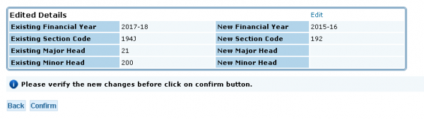 How to make changes in the TDS challan details paid online or offline?