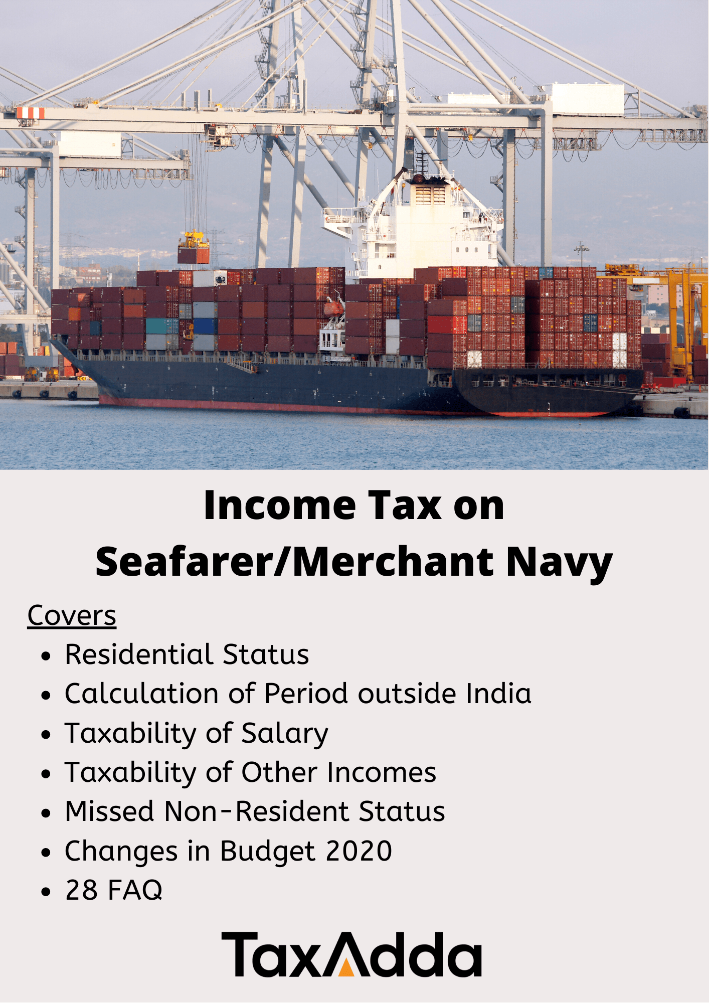 Income Tax Guide for Indian Seafarer (Merchant Navy) - TaxAdda